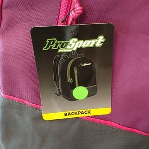 ProSport | Bags | Nwt Prosport Purple Gray And Pink Backpack | Poshmark